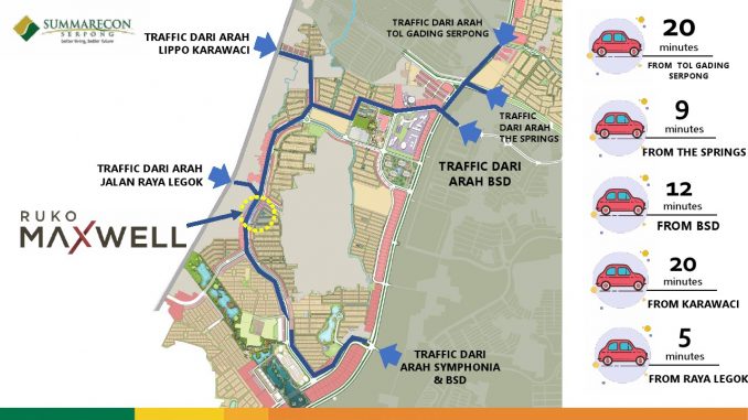 Ruko Maxwell Summarecon Serpong, Konsep Alfresco| Konsultasi Properti